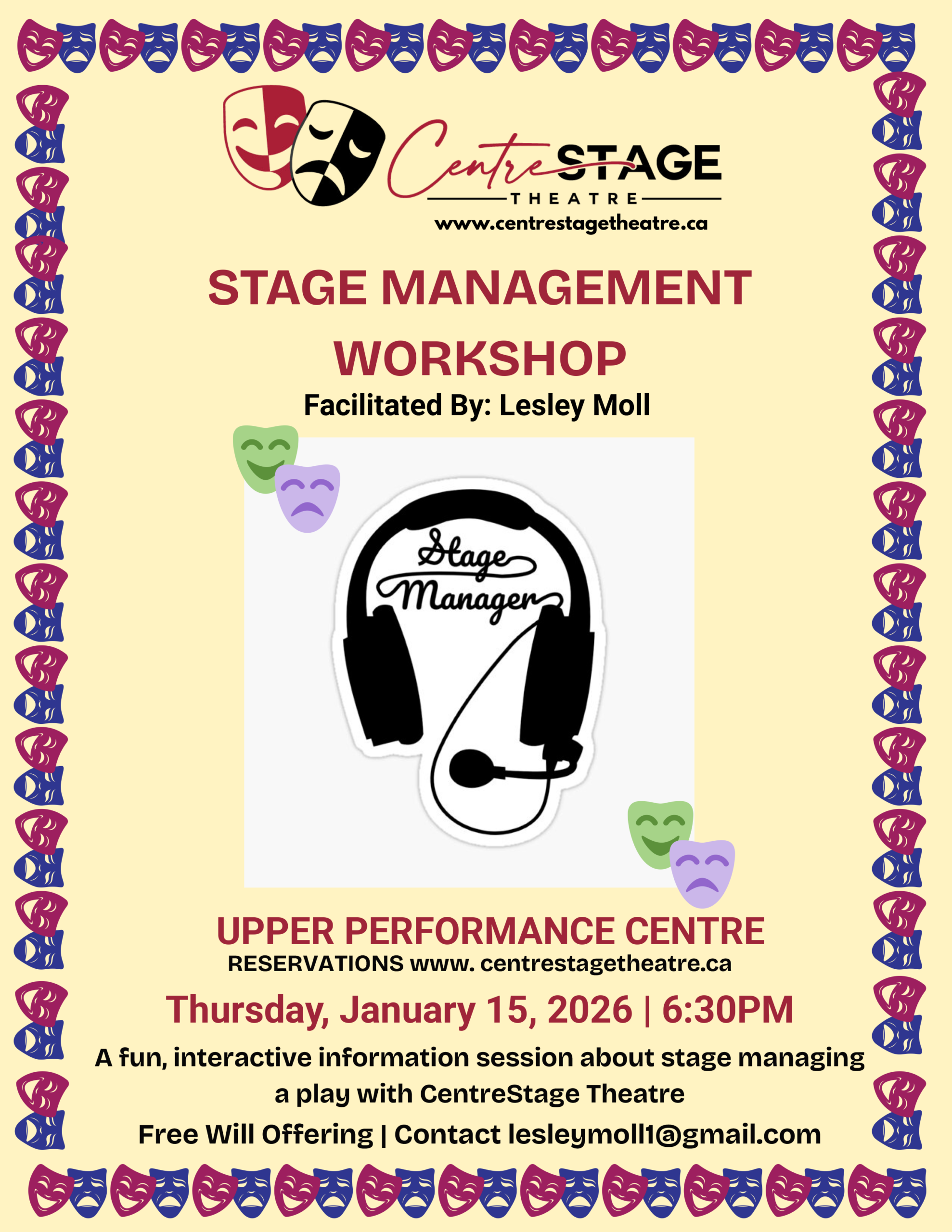 Centre Stage Theatre - CentreStage Theatre